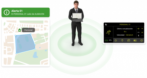 Supervisión de personal en campo con app móvil