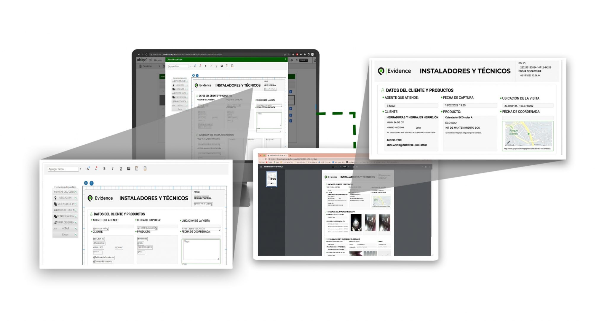 App para reporte de evidencia de trabajo » Ubiqo